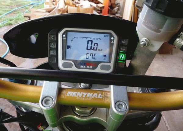 Acewell 3963 Digital Speedo & Gearbox Speed Sensor for BMW R2V Twin ...